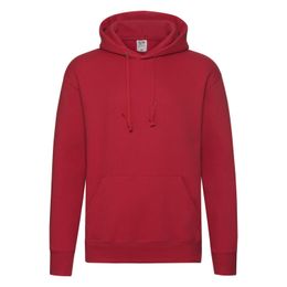 Fruit of the Loom - "Premium" Kapuzenpullover f&uuml;r Herren (Rot)
