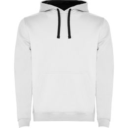 Roly - "Urban" Kapuzenpullover f&uuml;r Herren (Wei&szlig;/Dunkles Marineblau)