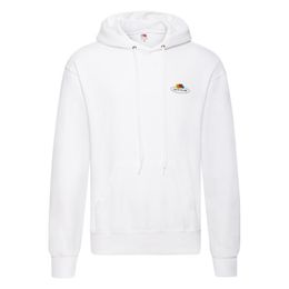 Fruit of the Loom - "Vintage Classic" Kapuzenpullover f&uuml;r Herren (Wei&szlig;)