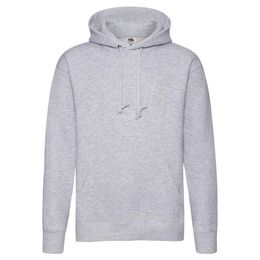 Fruit of the Loom Herren Premium Heather Hoodie (Grau meliert)