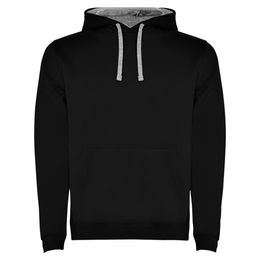Roly - "Urban" Sweatshirt mit Kapuze f&uuml;r Herren (Schwarz/Grau meliert)