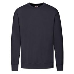 Fruit of the Loom - Sweatshirt f&uuml;r Herren angesetzte &Auml;rmel (Marineblau)