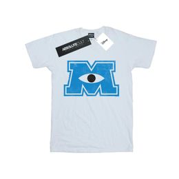 Disney - "Monsters University Monster M" T-Shirt f&uuml;r Herren (Wei&szlig;)