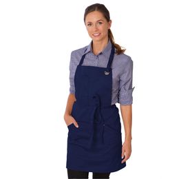 Dennys - Herren/Damen Unisex Sch&uuml;rze "Le Chef" (Marineblau)