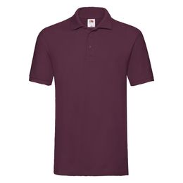 Fruit of the Loom - "Premium" Poloshirt f&uuml;r Herren (Burgunderrot)