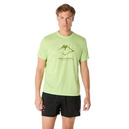 asics - "Fujitrail" T-Shirt f&uuml;r Herren (Gr&uuml;n)