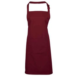Premier - "Colours Collection" Latzsch&uuml;rze f&uuml;r Herren/Damen Unisex, Tasche (Burgunderrot)