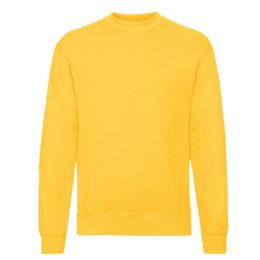 Fruit of the Loom - "Classic" Sweatshirt f&uuml;r Herren angesetzte &Auml;rmel (Sonnenblume)