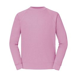Fruit of the Loom - "Classic" Sweatshirt f&uuml;r Herren Raglan&auml;rmel (Hellrosa)