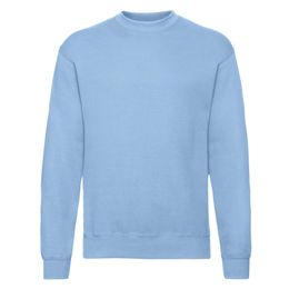 Fruit of the Loom - "Classic" Sweatshirt Eingesetzt f&uuml;r Herren (Himmelblau)
