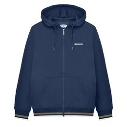 Lambretta Herren AW24 Vollzip Hoodie (Marineblau/Khakigr&uuml;n)