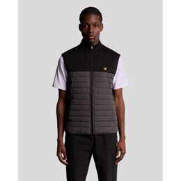 Lyle & Scott Sportliches Hybrid-Fleece-Weste