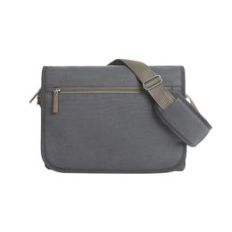 Halfar - "Country" Schultertasche, Velours (Anthrazit)