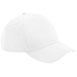 Beechfield - Baseball-M&uuml;tze 5 Segmente f&uuml;r Herren/Damen Unisex (Wei&szlig;)