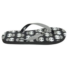 Star Wars - "Stormtrooper" Flipflops f&uuml;r Herren/Damen Unisex (Schwarz/Wei&szlig;)