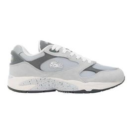 Lacoste - "Storm 96" Vintage Sneaker f&uuml;r Herren, Leder (Grau)