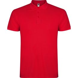 Roly - "Star" Poloshirt f&uuml;r Herren (Rot)