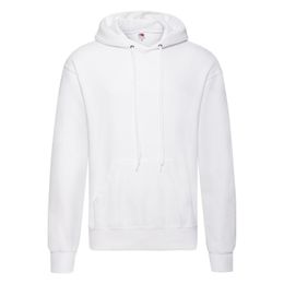 Fruit of the Loom - "Classic" Kapuzenpullover f&uuml;r Herren (Wei&szlig;)