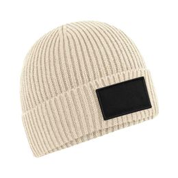 Beechfield - "Fashion" M&uuml;tze (Haferflocken/Schwarz)
