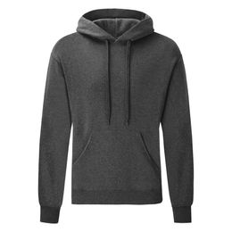 Fruit of the Loom - "Classic" Kapuzenpullover f&uuml;r Herren (Dunkles Grau)
