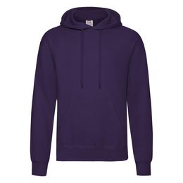 Fruit of the Loom - "Classic" Kapuzenpullover mit Kapuze f&uuml;r Herren (Violett)