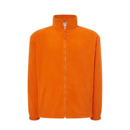 JHK - Fleecejacke Durchgehender Rei&szlig;verschluss f&uuml;r Herren (Orange)