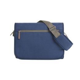 Halfar - "Country" Schultertasche, Velours (Marine)
