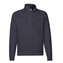 Fruit of the Loom - "Premium" Sweatshirt Rei&szlig;verschluss f&uuml;r Herren (Marineblau)