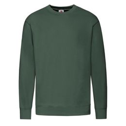 Fruit of the Loom - Sweatshirt f&uuml;r Herren angesetzte &Auml;rmel (Flaschengr&uuml;n)
