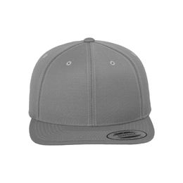 Flexfit - "Classic" Snapback M&uuml;tze f&uuml;r Herren/Damen Unisex (Silber)