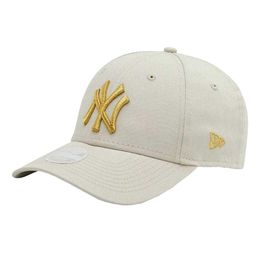 New Era - "New York Yankees" Baseball-M&uuml;tze f&uuml;r Damen, Logo (Beige)