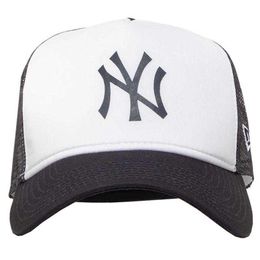New Era - "Team Block" Trucker Cap f&uuml;r Herren (Wei&szlig;)