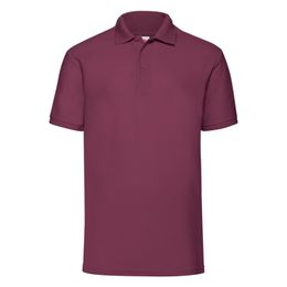 Fruit of the Loom - "65/35" Poloshirt f&uuml;r Herren (Burgunderrot)