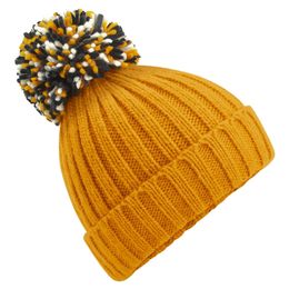 Beechfield - "Hygge" M&uuml;tze f&uuml;r Herren/Damen Unisex (Senfgelb)