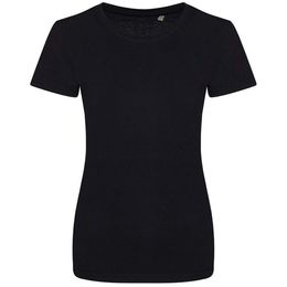 Ecologie - "Cascades" T-Shirt f&uuml;r Damen (Pechschwarz)