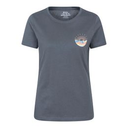 Mountain Warehouse - "Ben Nevis" T-Shirt f&uuml;r Damen, Baumwolle aus biologischem Anbau (Dunkelblau)