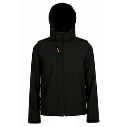 SOLS Unisex-Erwachsene Transformer Softshell-Jacke (Schwarz)