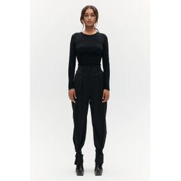 BENU Schwarze gedrehte Bluse