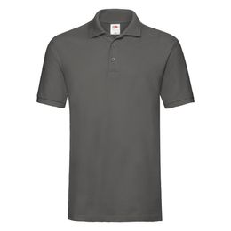 Fruit of the Loom - "Premium" Poloshirt f&uuml;r Herren (Hellgrau)