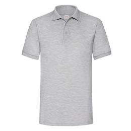Fruit of the Loom - "65/35" Poloshirt f&uuml;r Herren (Grau meliert)