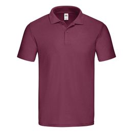 Fruit of the Loom - "Original" Poloshirt f&uuml;r Herren (Burgunderrot)