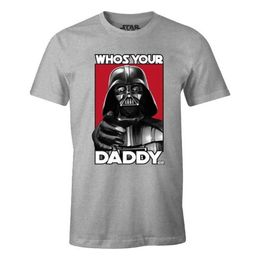 Star Wars - "Who&acute;s Your Daddy" T-Shirt f&uuml;r Herren (Grau)