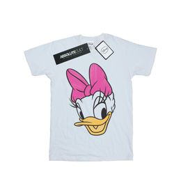 Disney - "Daisy Duck Head Painted" T-Shirt f&uuml;r Damen (Wei&szlig;)