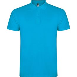 Roly - "Star" Poloshirt f&uuml;r Herren (T&uuml;rkis)