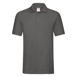 Fruit of the Loom - "Premium" Poloshirt f&uuml;r Herren (Hellgrau)
