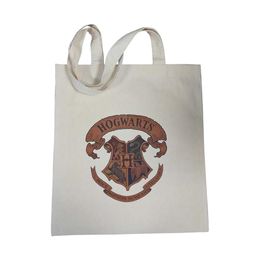 Harry Potter - Tragetasche, Hogwarts Wappen (Beige)