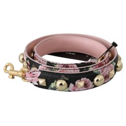 Dolce & Gabbana Dolce & Gabbana rose en cuir floral accessoire &eacute;paule