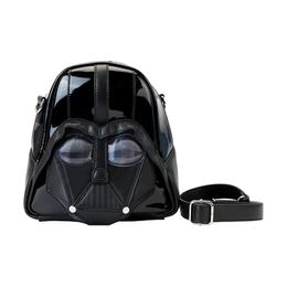 Star Wars - "Loungefly" Umh&auml;ngetasche, Helm, "Darth Vader" (Schwarz)