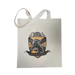 Harry Potter - Tragetasche, Hufflepuff Wappen (Beige)
