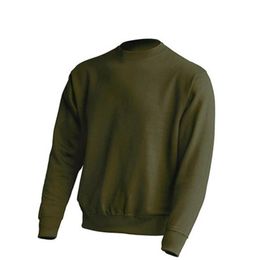 JHK - Sweatshirt Rundhalsausschnitt f&uuml;r Herren/Damen Unisex (Khaki)